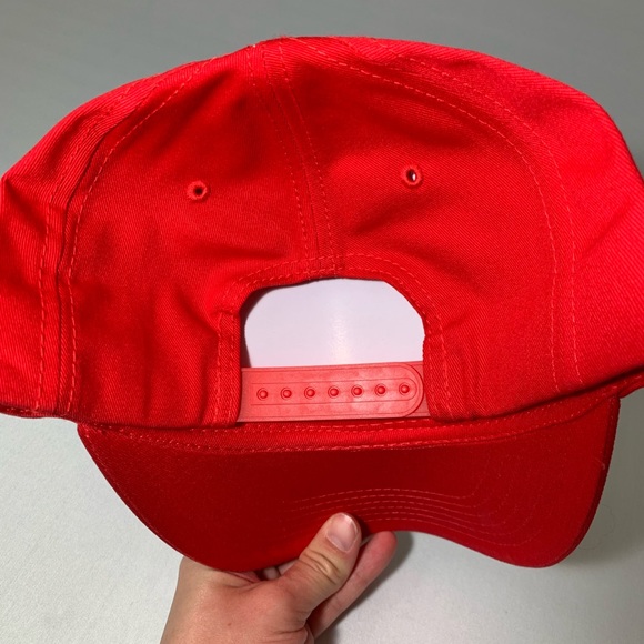 Budweiser | Accessories | Budweiser Red Snapback Hat Logo Cap | Poshmark